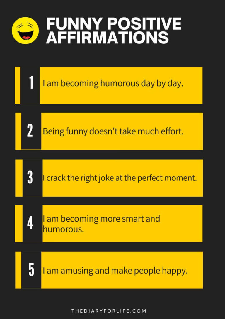 65 Funny Positive Affirmations That Work For Everyone