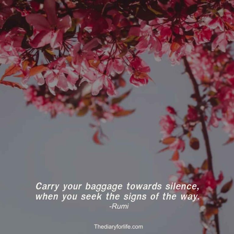 25+ Most Beautiful Rumi Quotes On Silence - ThediaryforLife