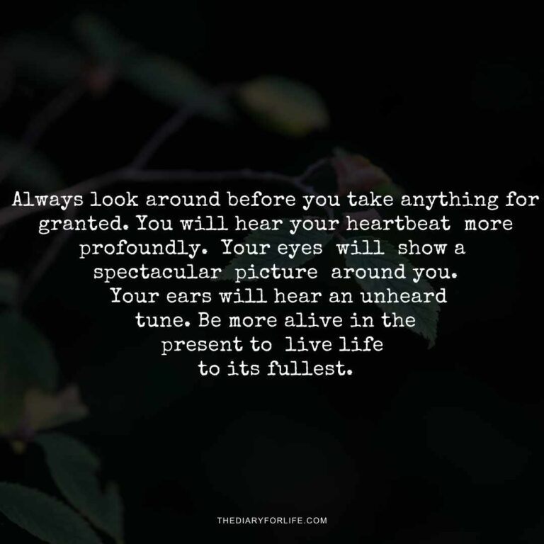 50+ Meaningful Quotes About Taking Things For Granted