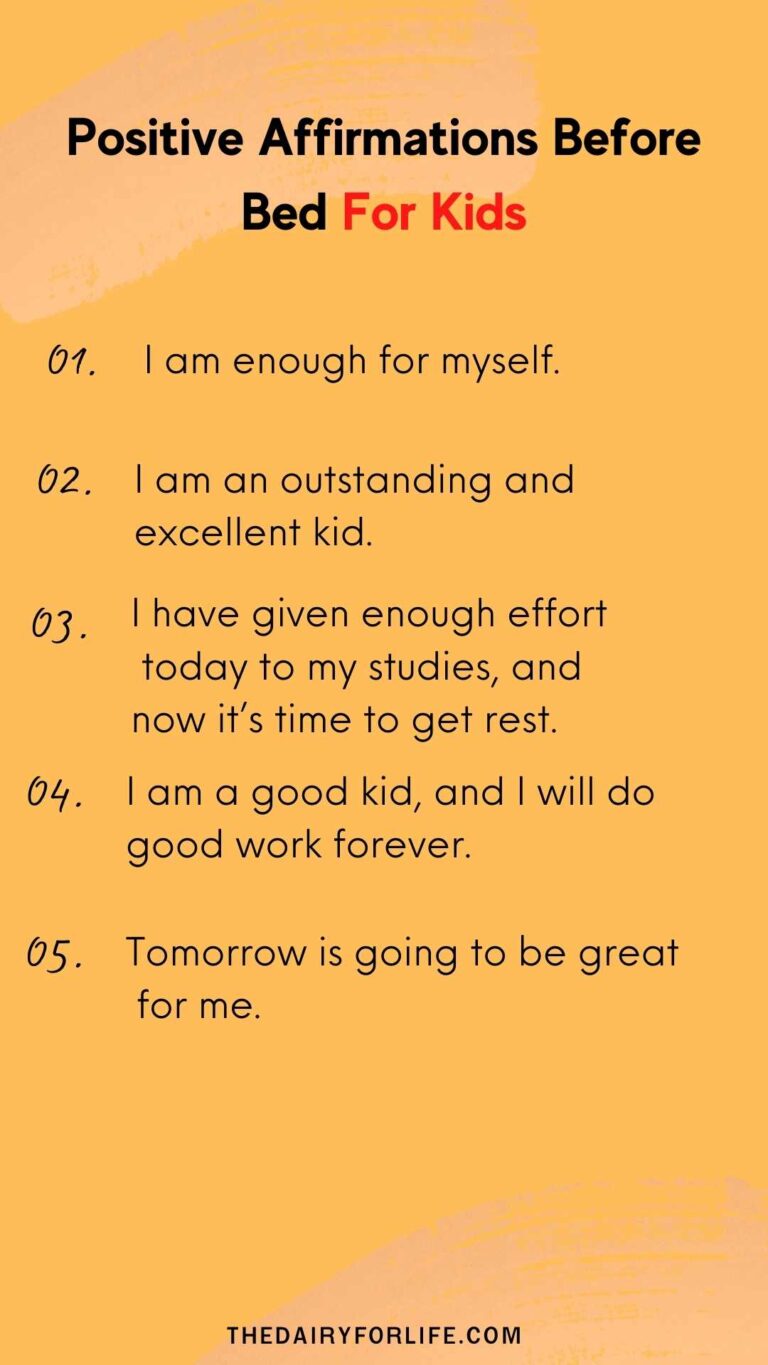 70+ Powerful Positive Affirmations Before Bed