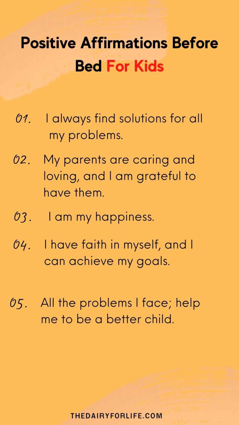 70+ Powerful Positive Affirmations Before Bed