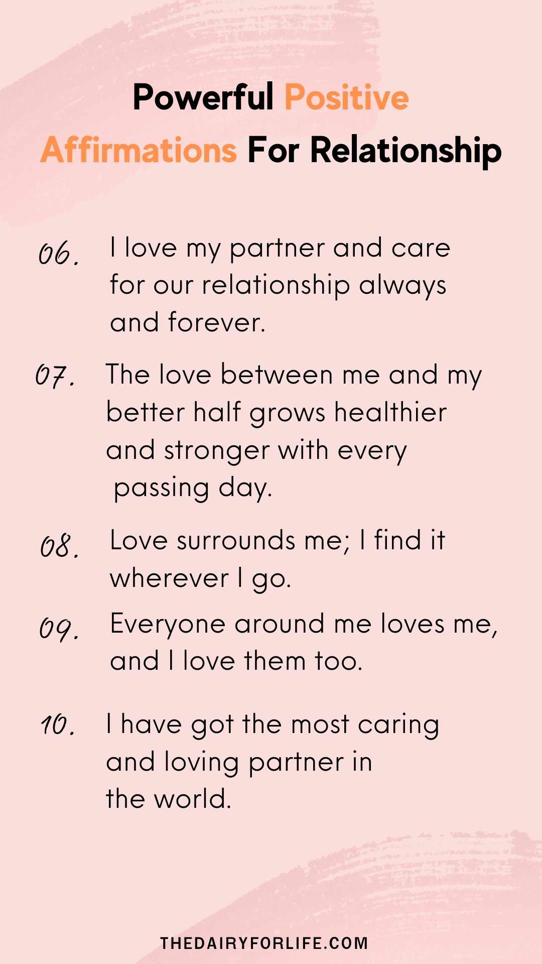 50+ Most Powerful Positive Affirmations For Relationships & Love