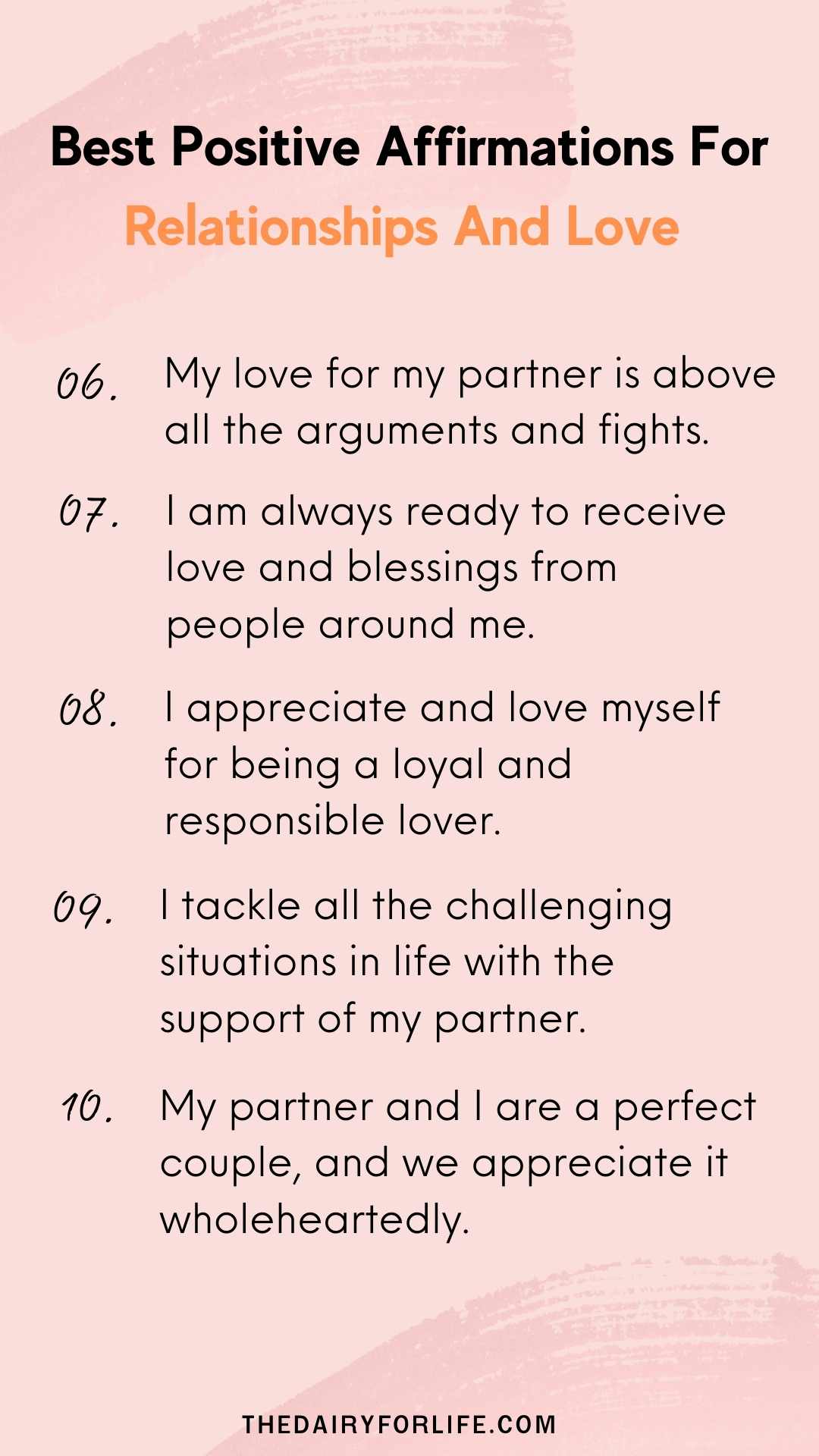 50+ Most Powerful Positive Affirmations For Relationships & Love