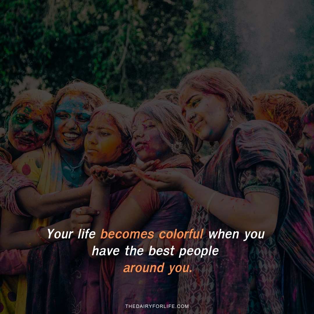 50+ Perfect Holi Quotes For Instagram With Images