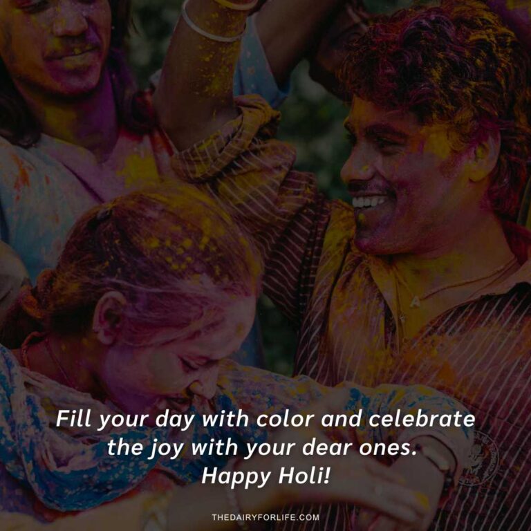 50+ Perfect Holi Quotes For Instagram With Images