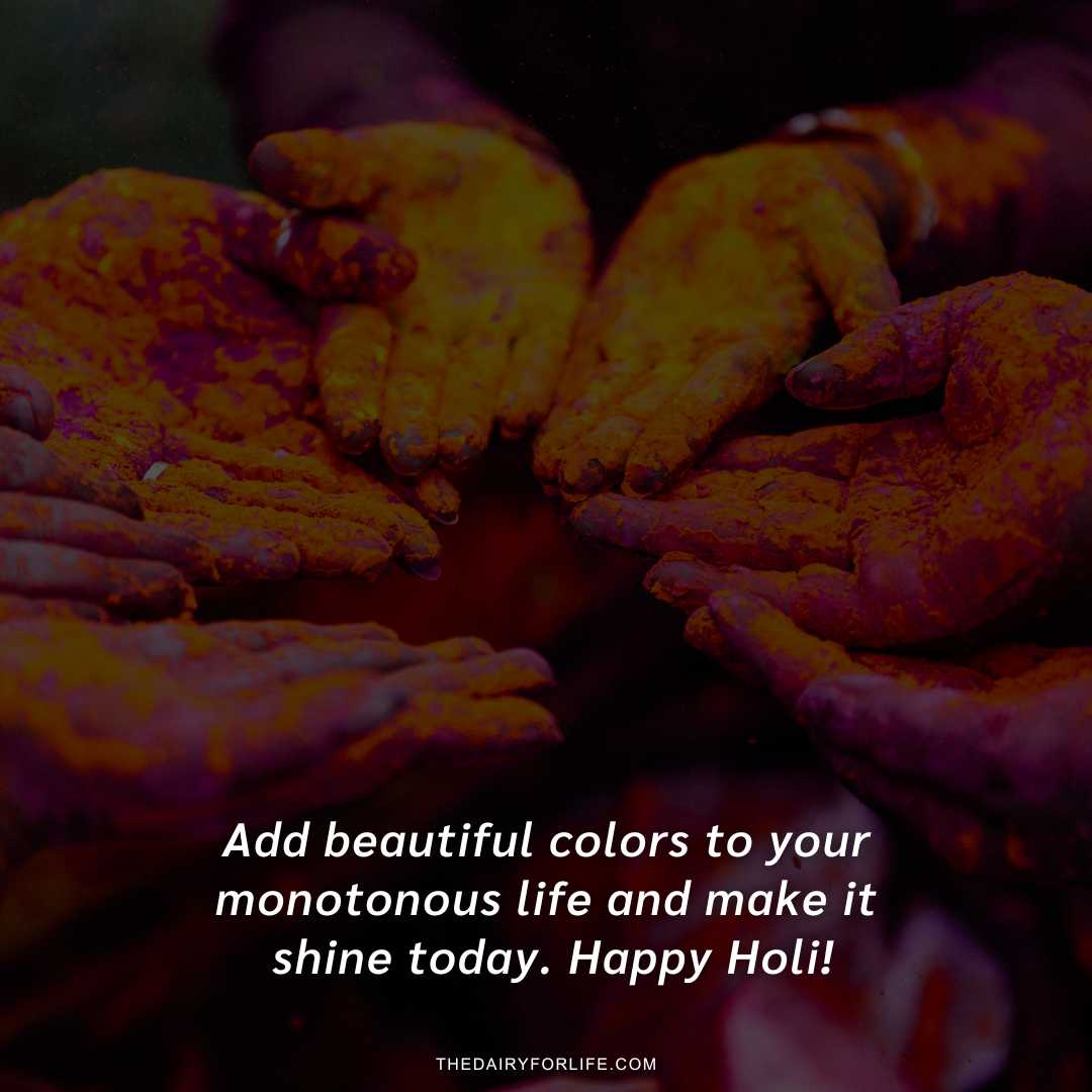 50+ Perfect Holi Quotes For Instagram With Images