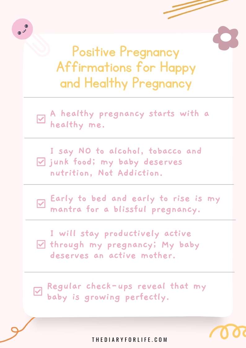 65 Positive Pregnancy Affirmations For Happy And Healthy Pregnancy ...
