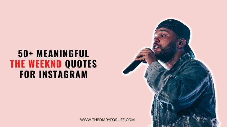 50+ Meaningful The Weeknd Quotes For Instagram