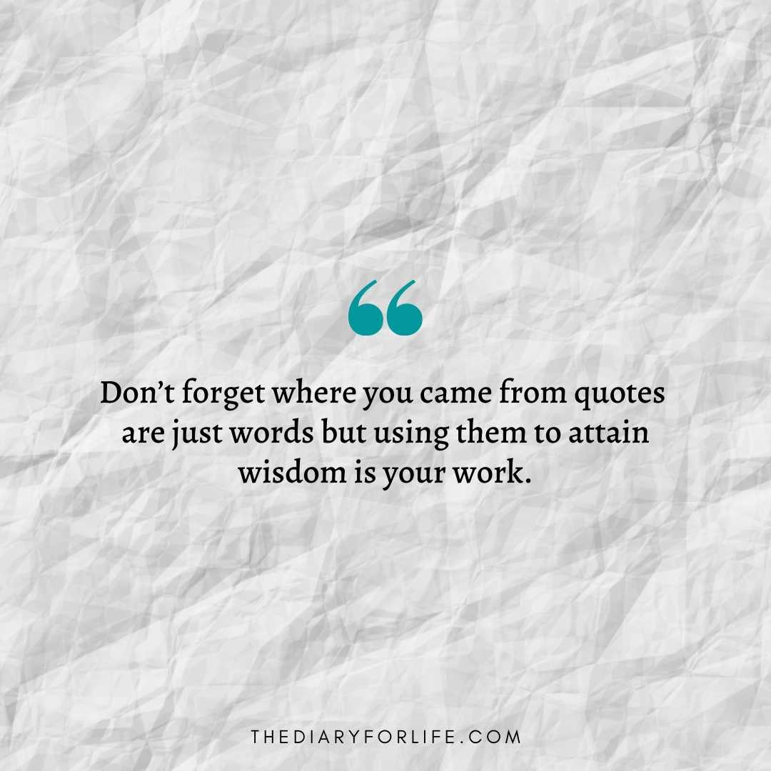 35 Quotes About Never Forgetting Where You Came From
