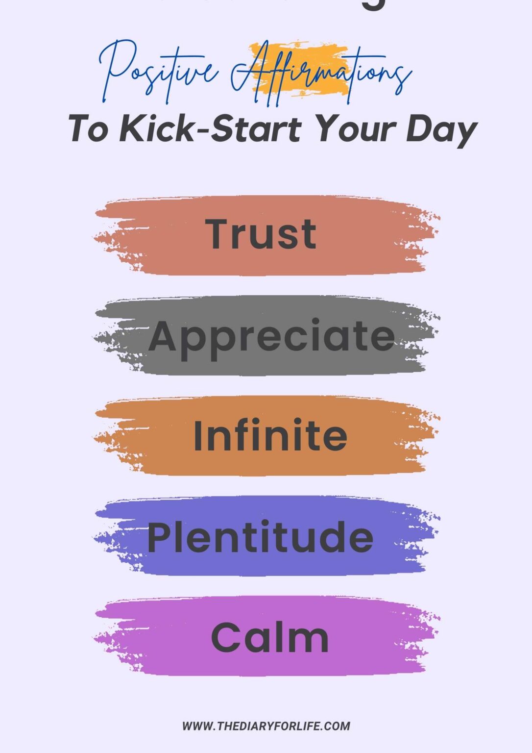 70 One Word Positive Affirmations To Kick-Start Your Day