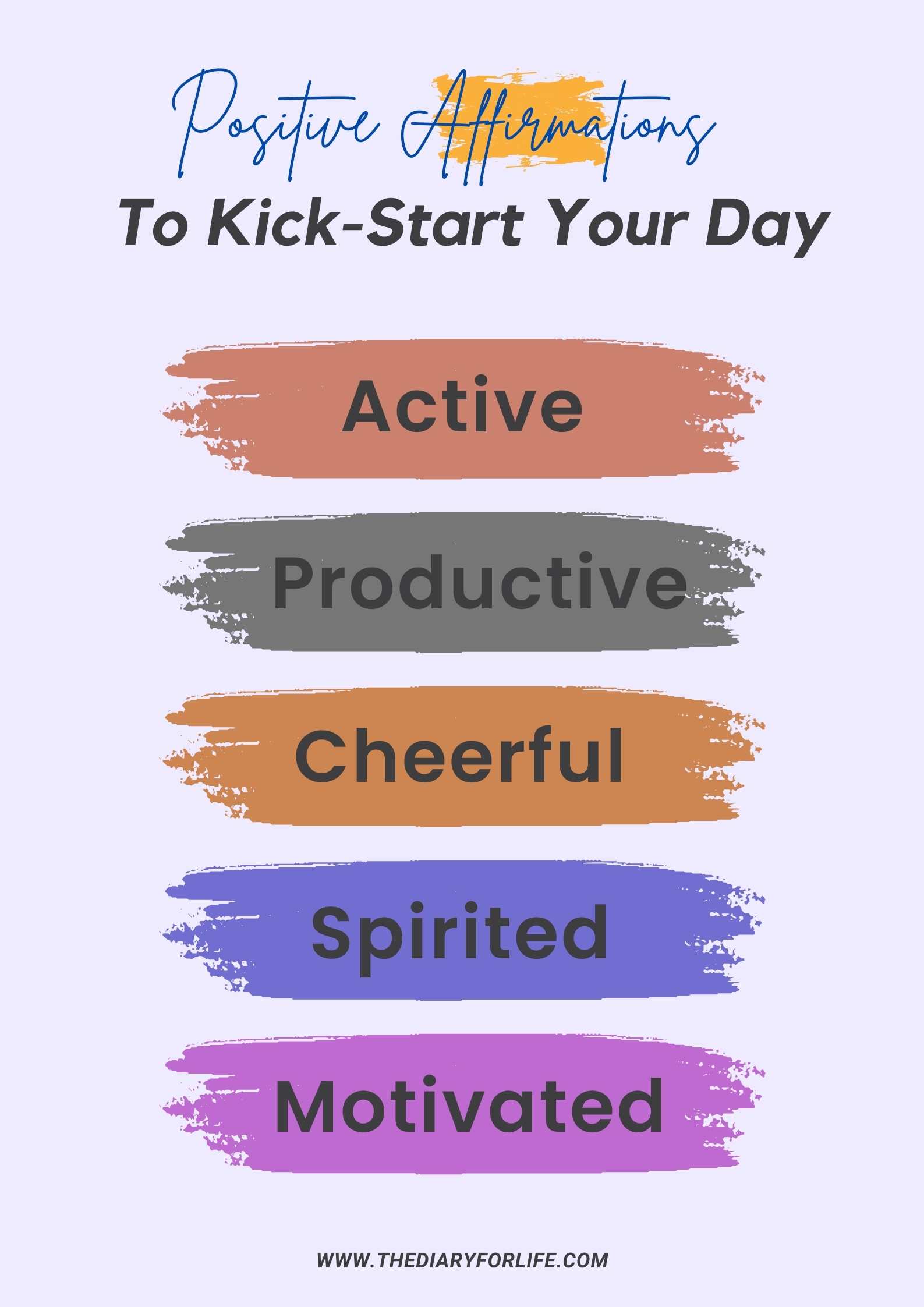 70 One Word Positive Affirmations To Kick-Start Your Day