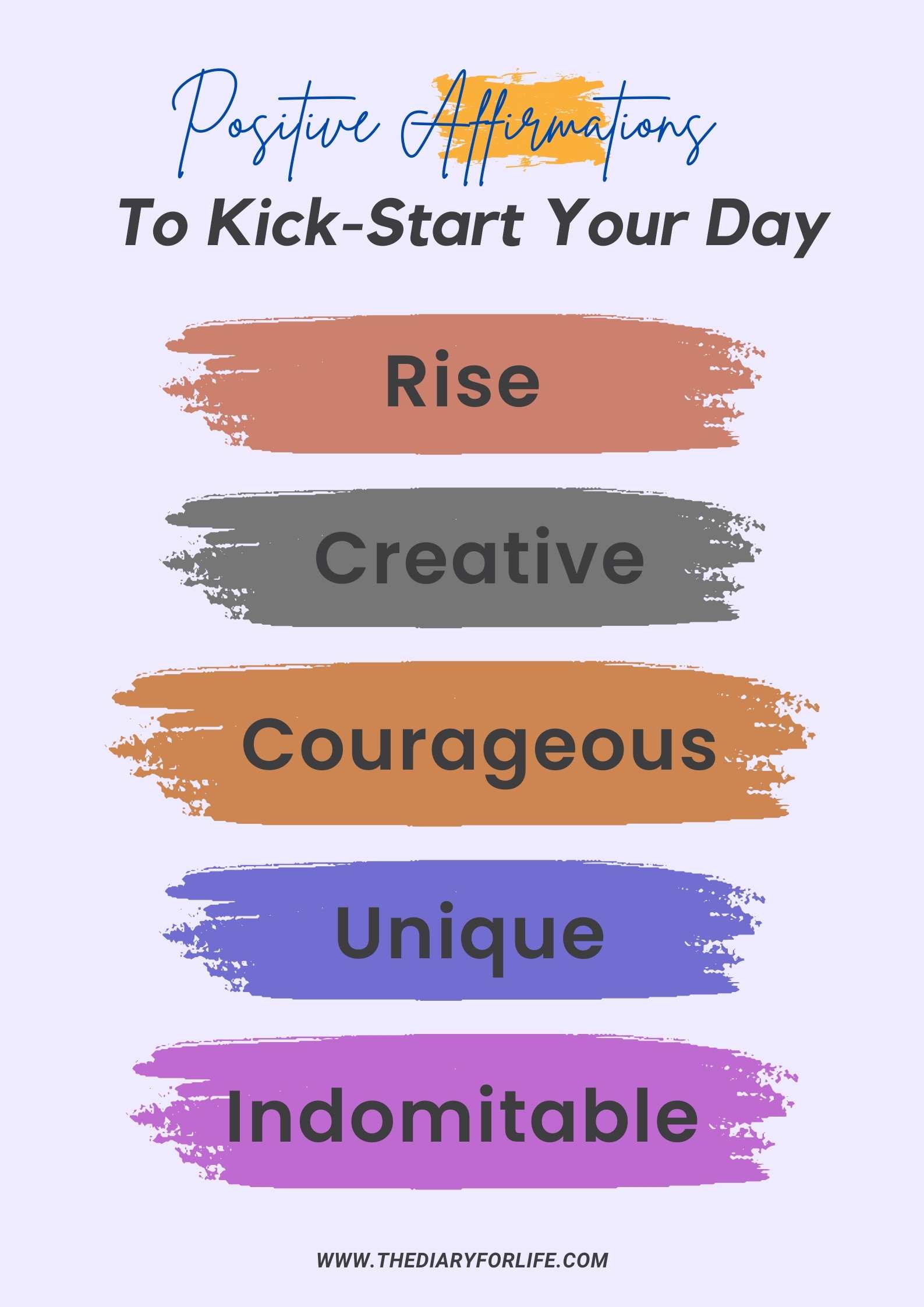 70 One Word Positive Affirmations To Kick-Start Your Day