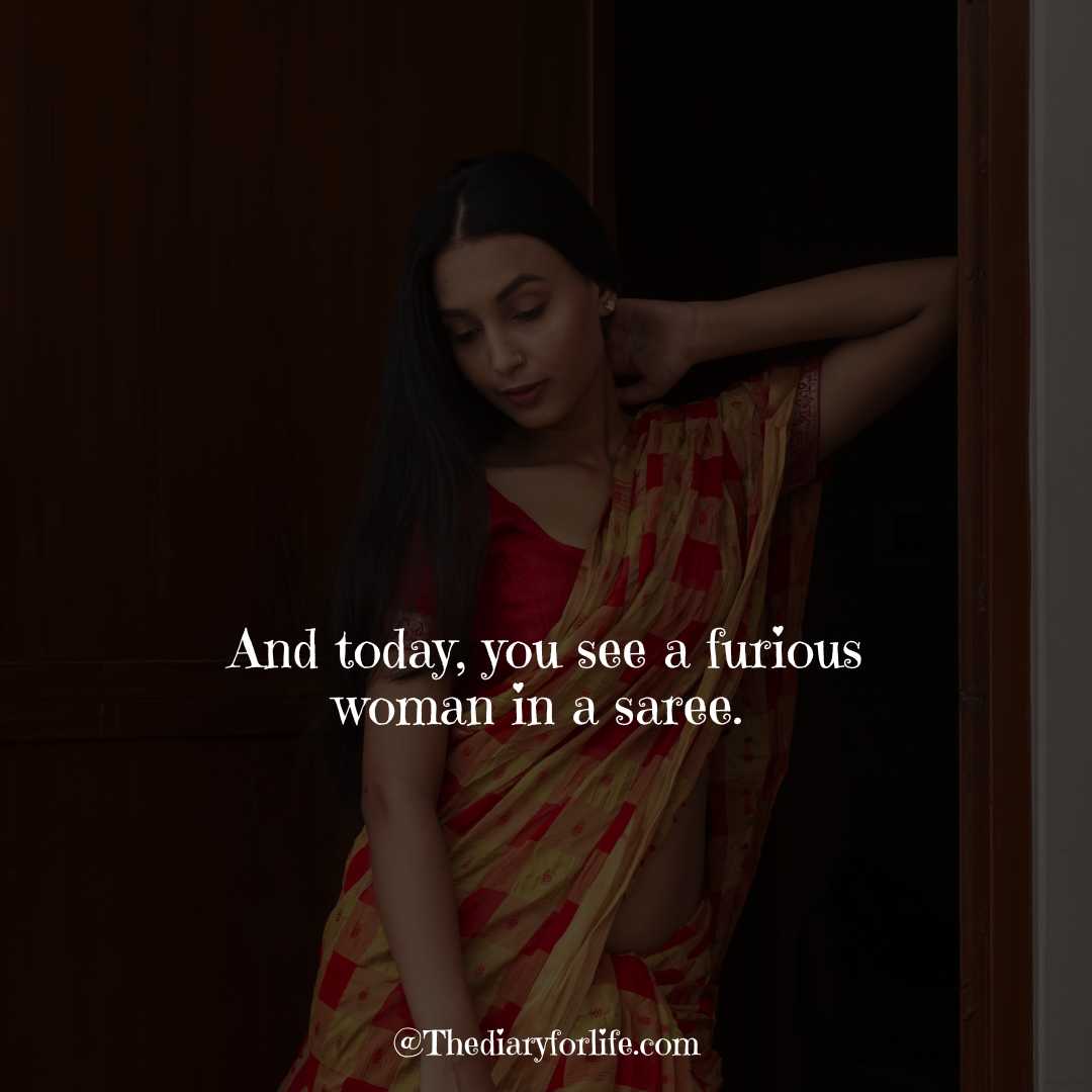 50 Cool Saree Quotes For Instagram