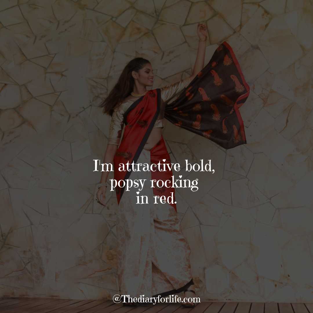 50+ Cool Saree Quotes For Instagram