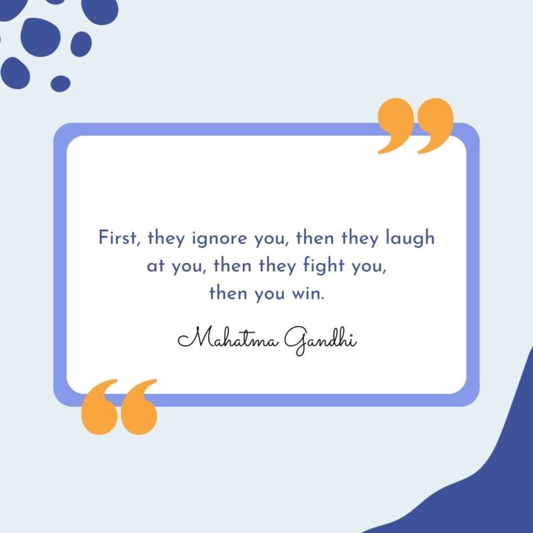 50 Inspiring Mahatma Gandhi Quotes To Become Successful